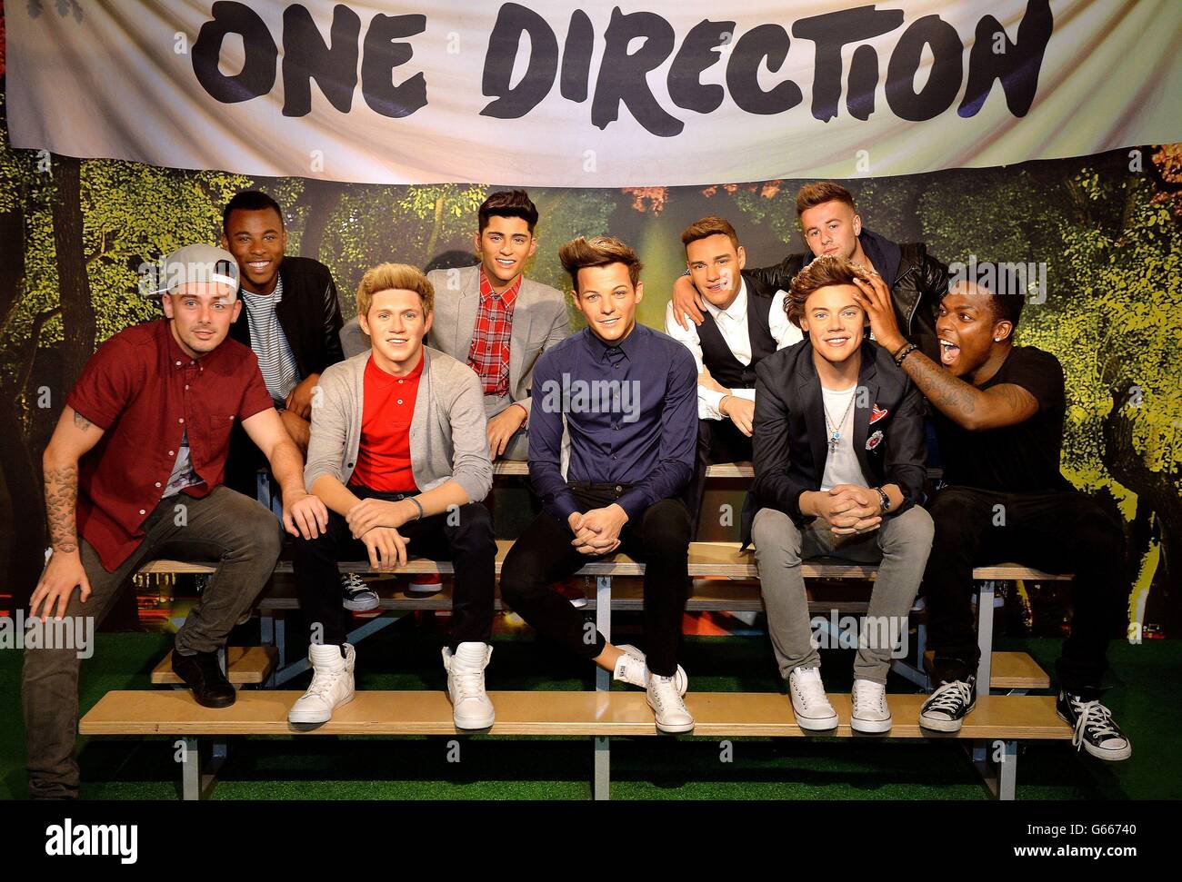 Charlie Healy, Ashford Campbell, (left and 2nd left) Andy Merry, and ...