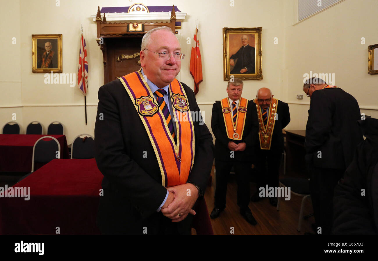 Orange Order parades Stock Photo - Alamy