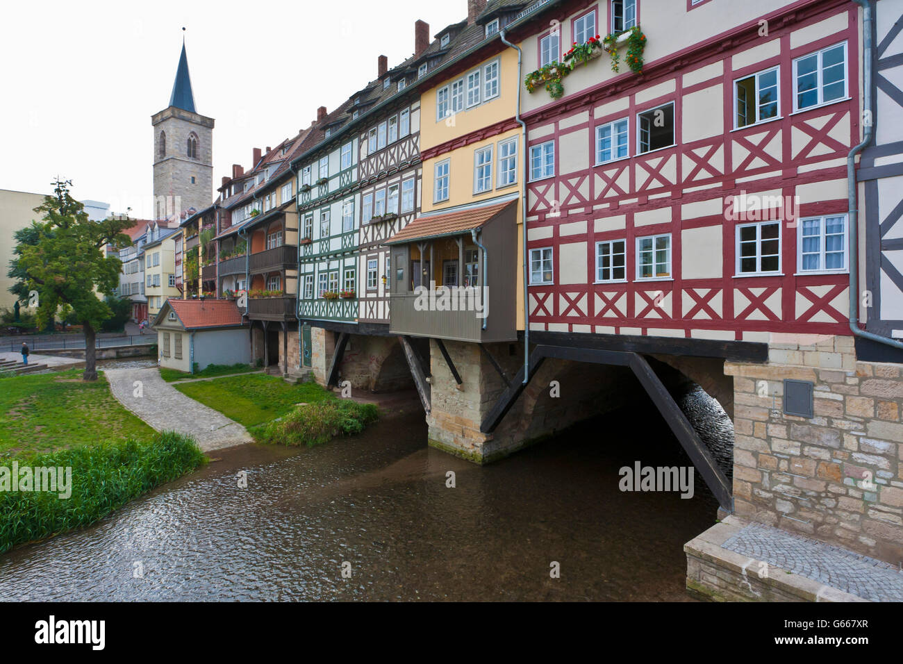 Erfurt, germany merchant's bridge hi-res stock photography and images ...
