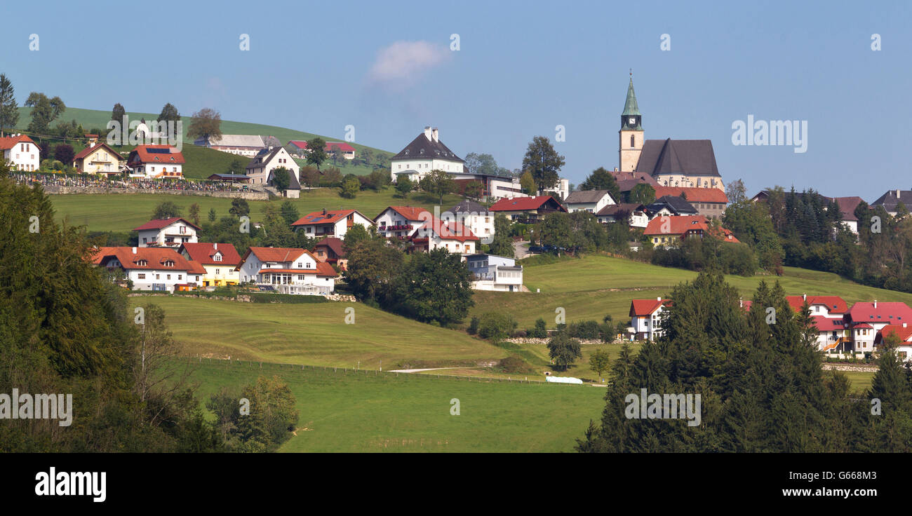 Village of Maria Neustift, Upper Austria, Austria, Europe Stock Photo ...