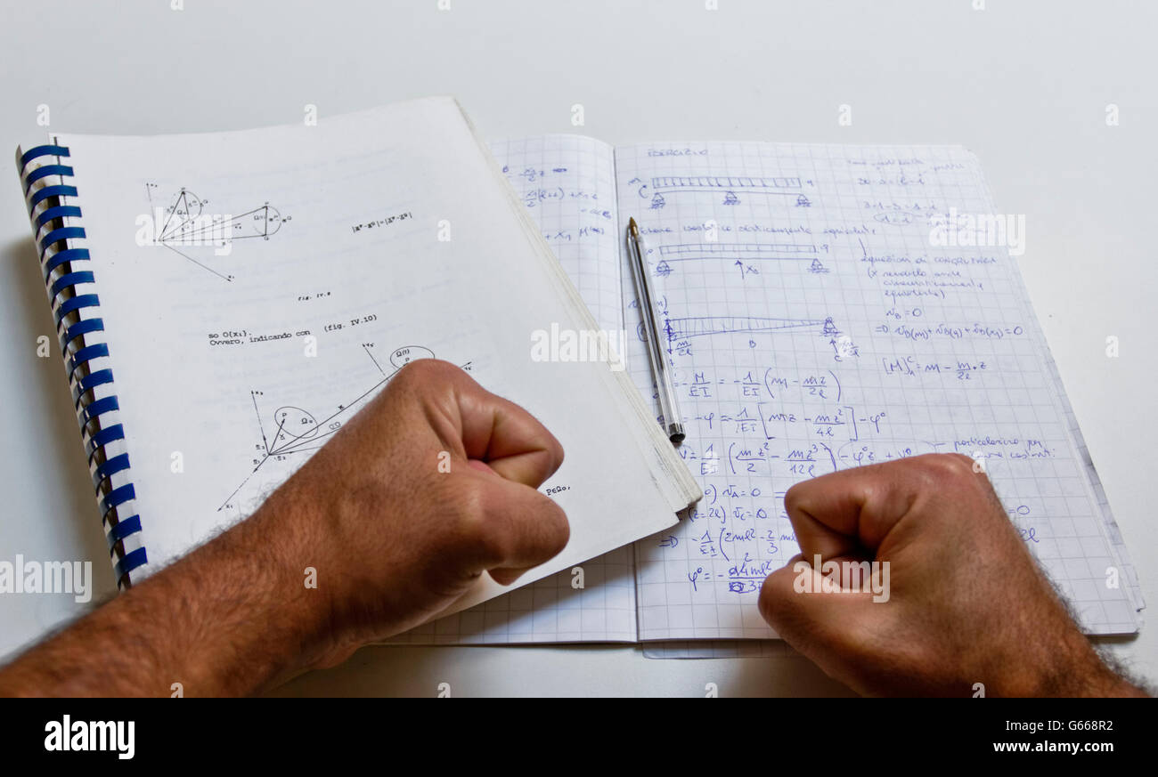 Male student studying physics hi-res stock photography and images - Alamy