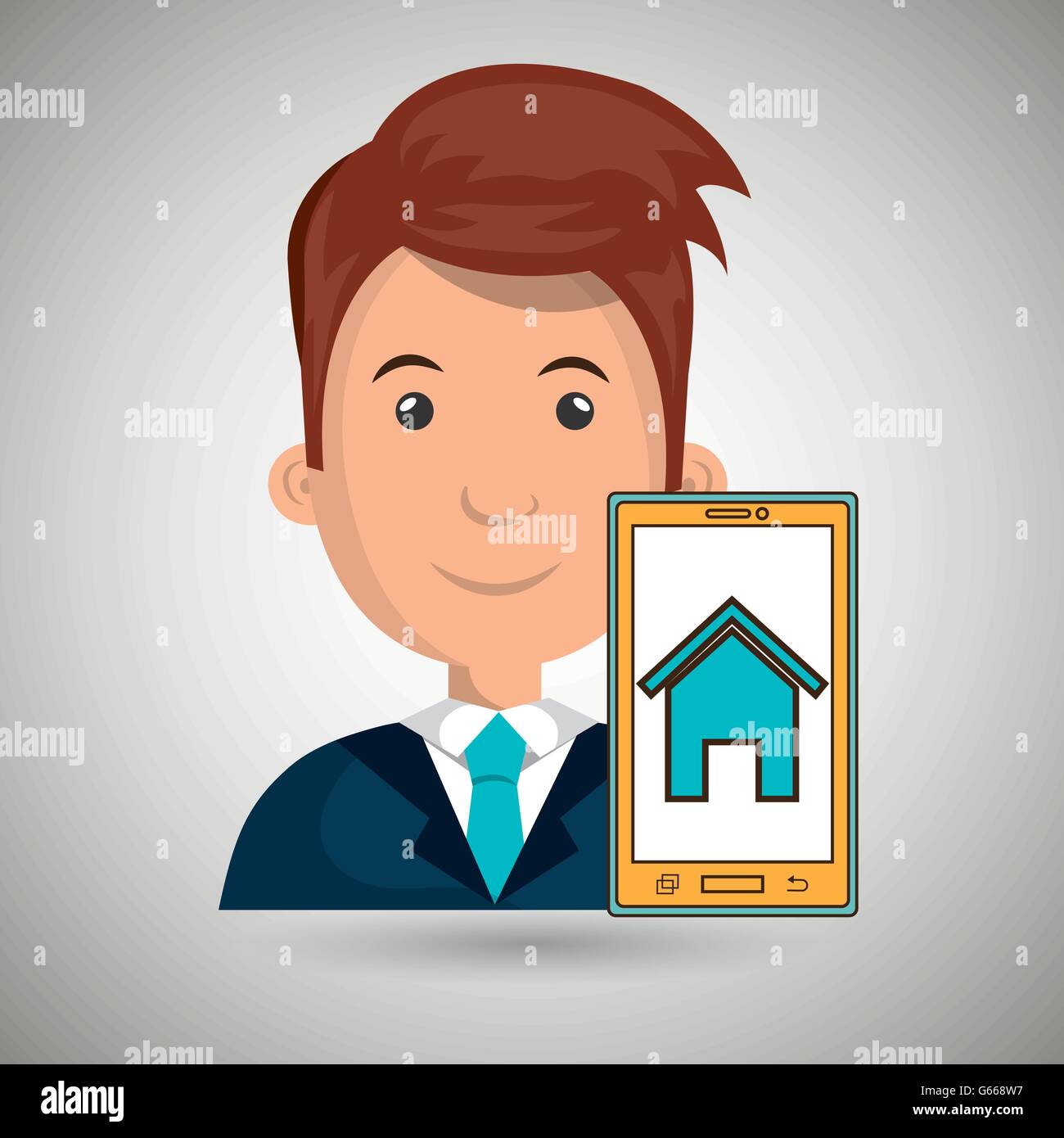 smartphone service design Stock Vector Image & Art - Alamy