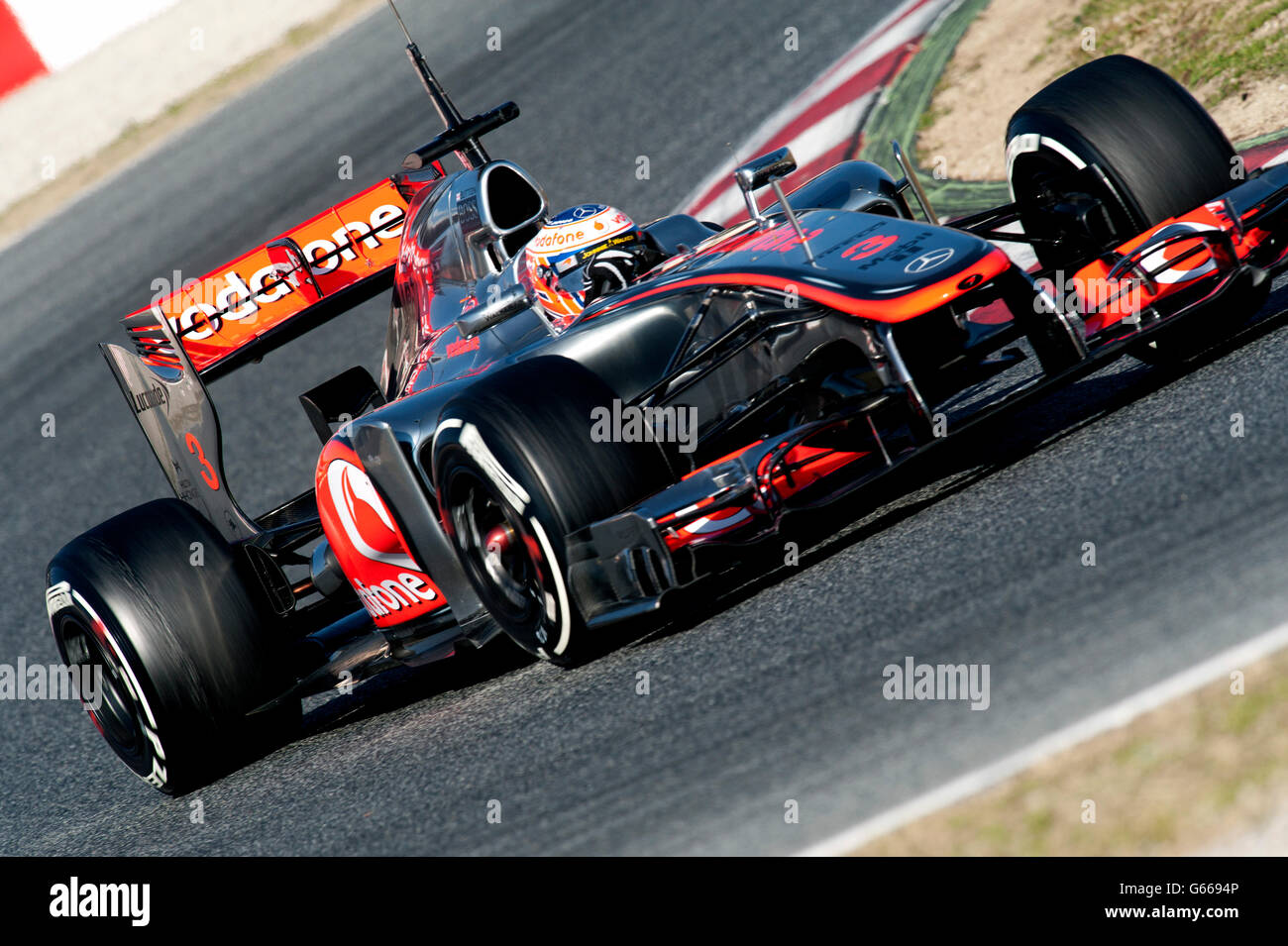 Jenson Button, GB, McLaren-Mercedes MP4-27, Formula 1 testing sessions ...