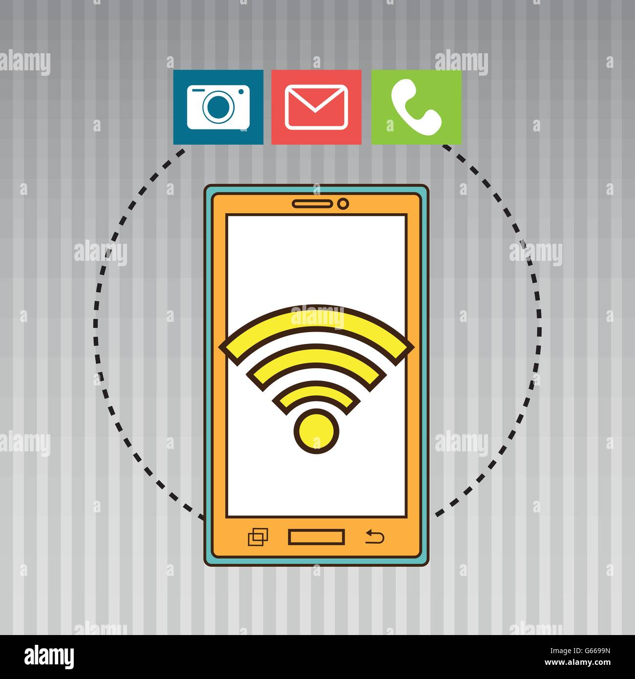 smartphone service design Stock Vector Image & Art - Alamy