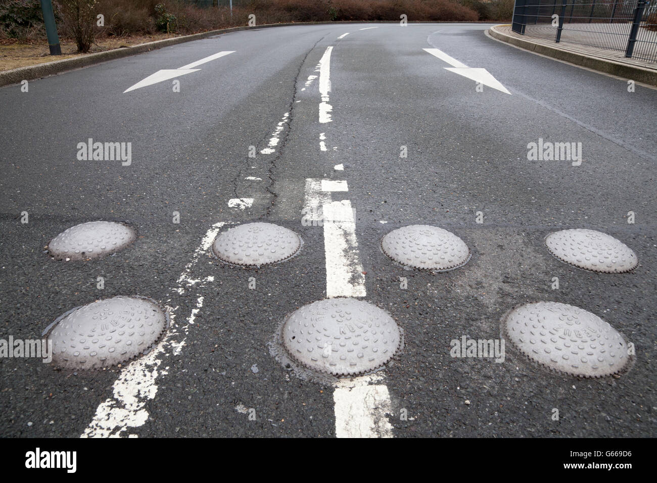 Road Speed Bumps High Resolution Stock Photography and Images - Alamy