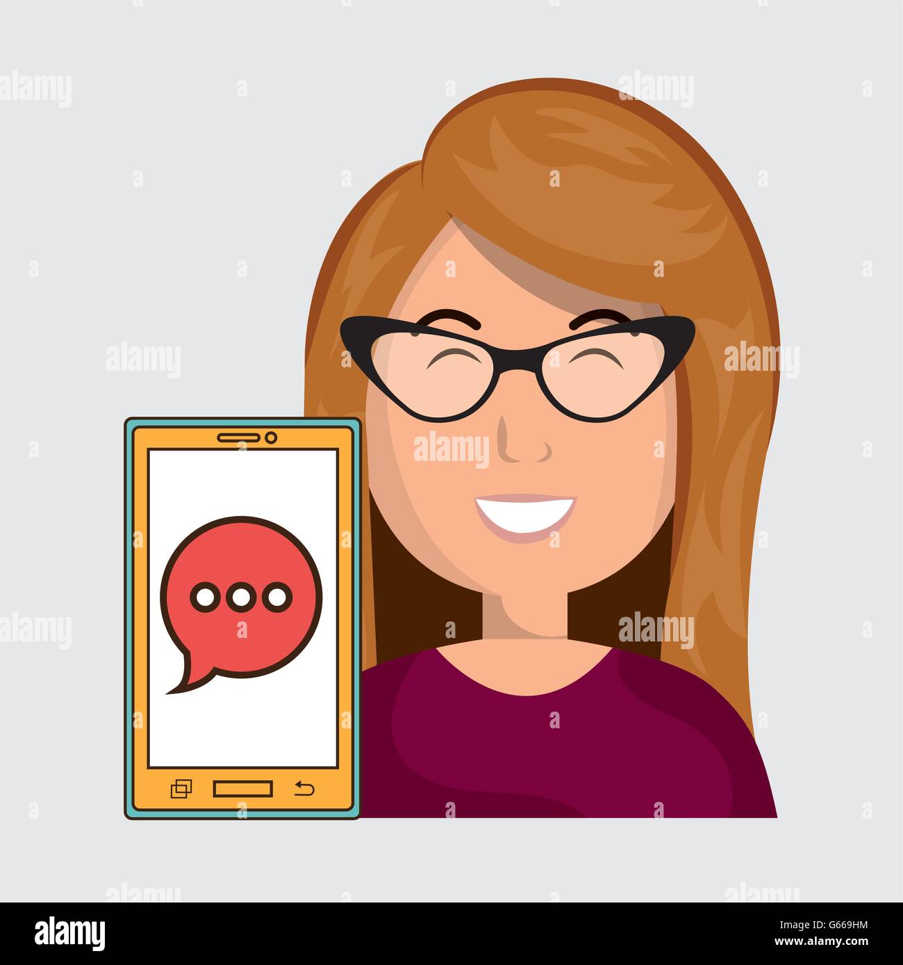 smartphone service design Stock Vector Image & Art - Alamy