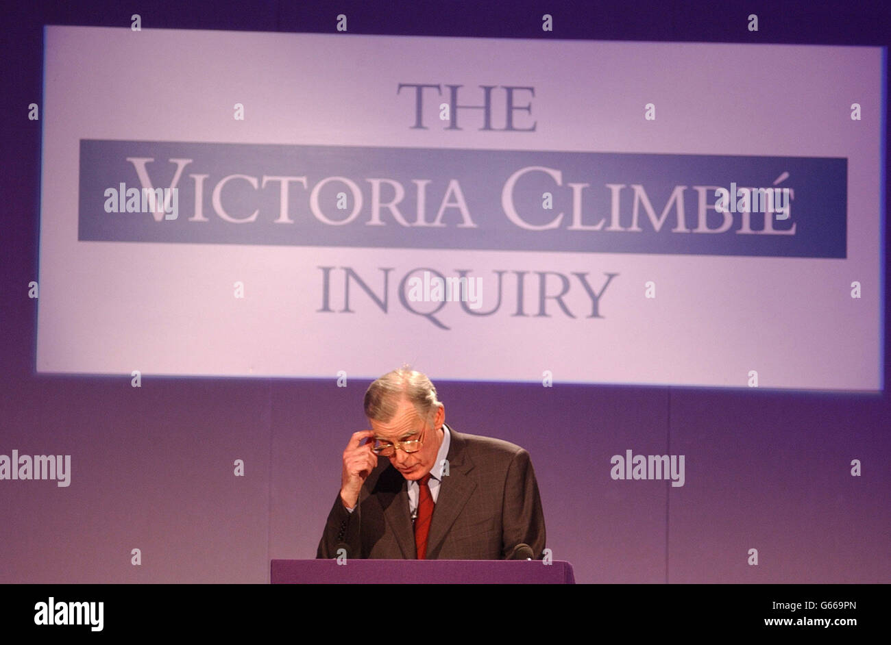 Victoria Climbie inquiry Stock Photo - Alamy