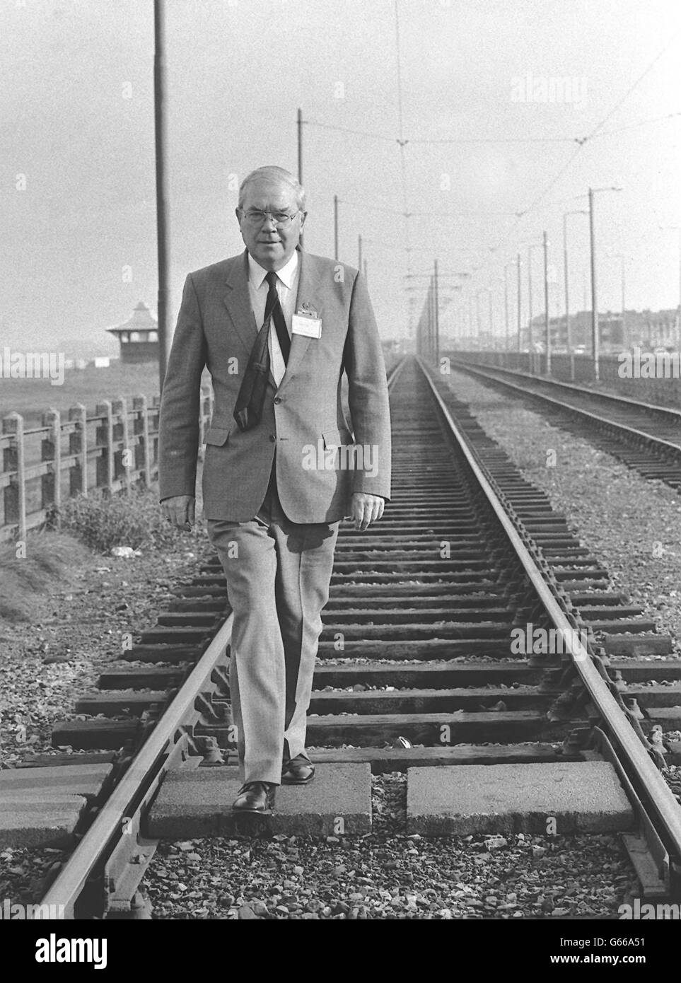 Eric Hammond, leader of EETPU Stock Photo - Alamy
