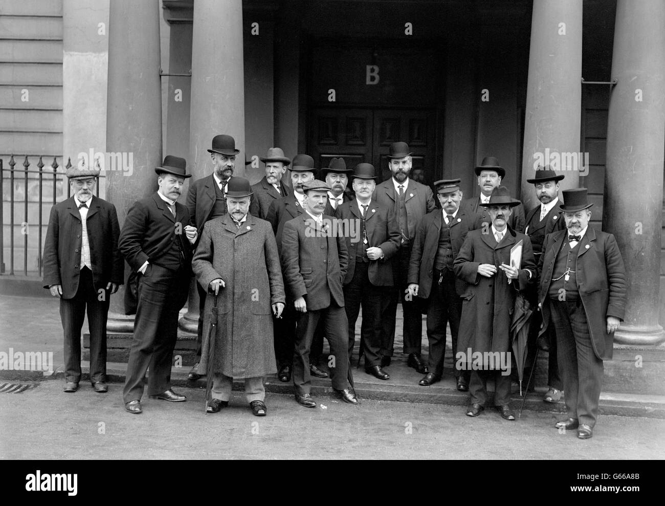 Group of parliamentary officials from the trades union congress hi-res ...