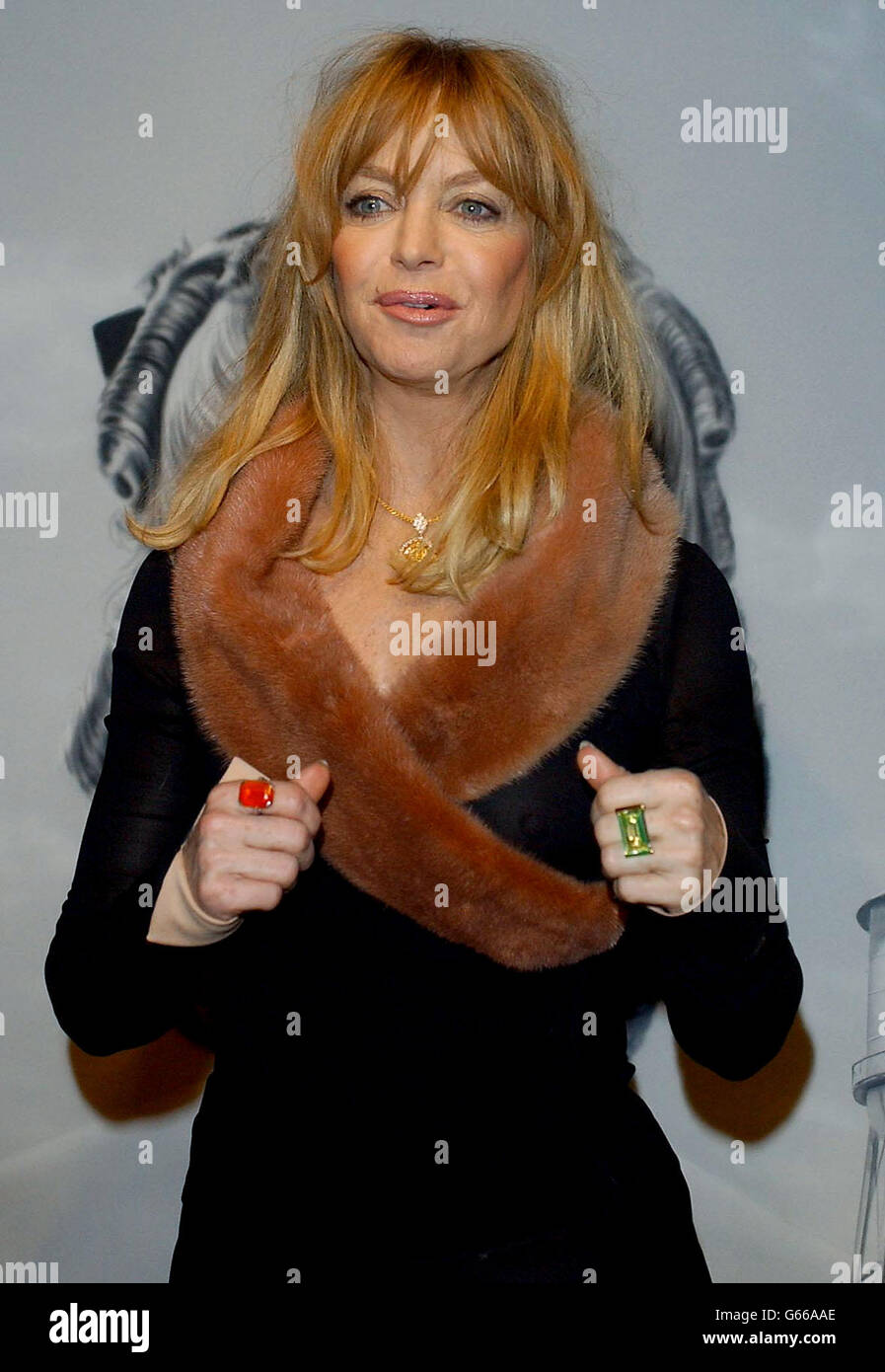 Hollywood actress Goldie Hawn arrives for the special gala screening of ...