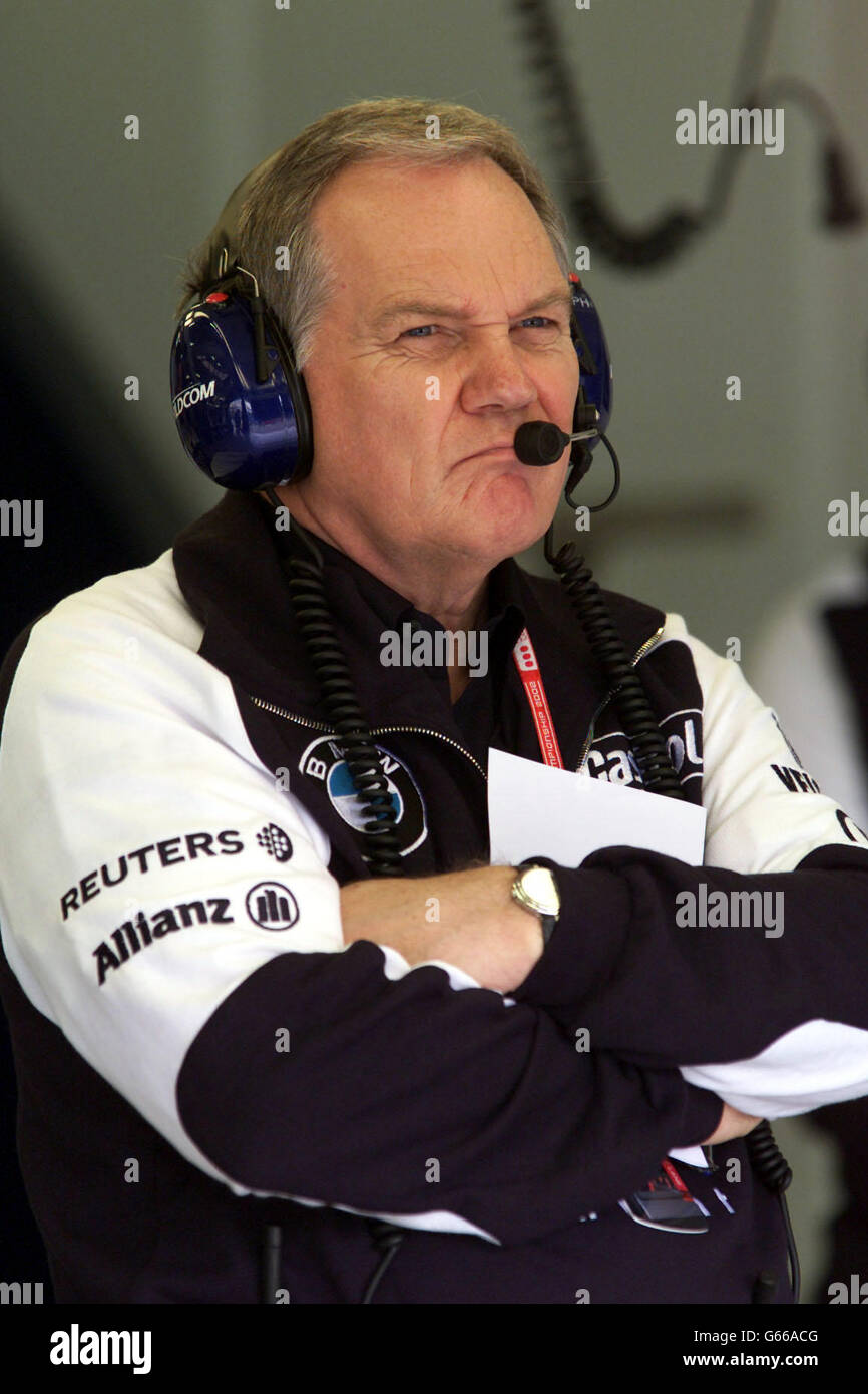 Patrick Head Williams team Stock Photo - Alamy