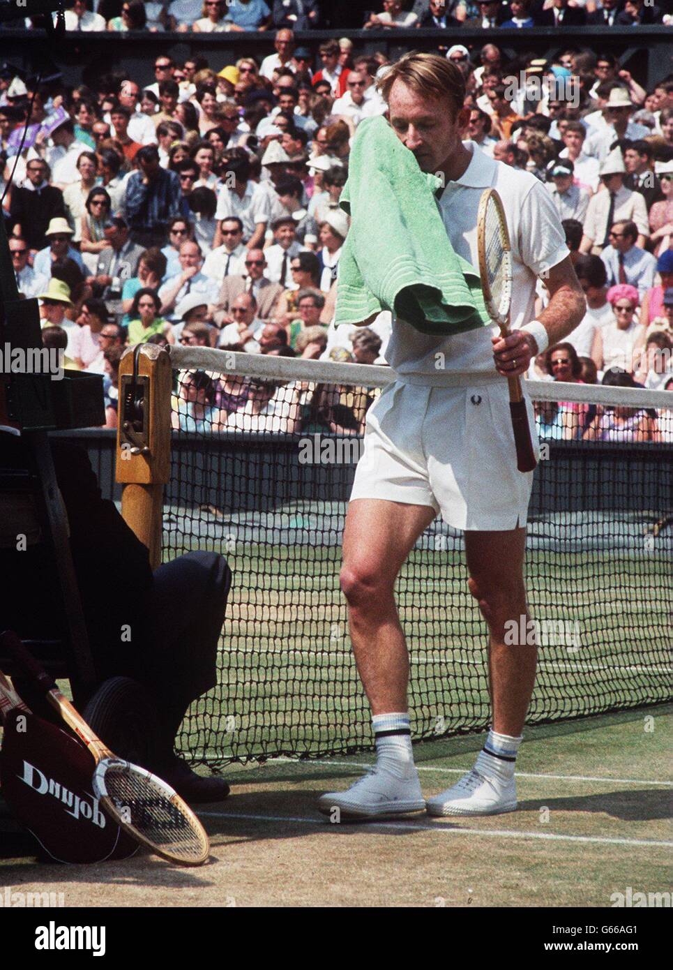 Wimbledon Tennis. Rod Laver, Australia Stock Photo - Alamy