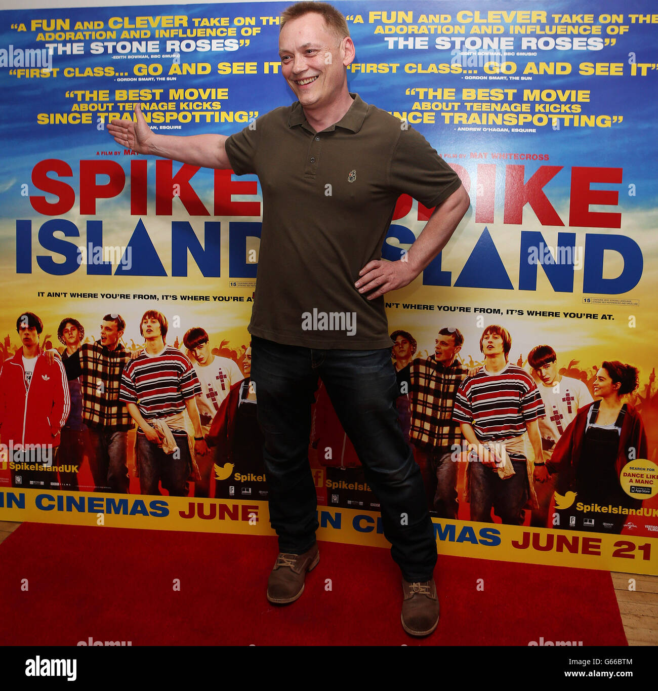 Terry Christian arrives for the premiere of Spike Island at the ...