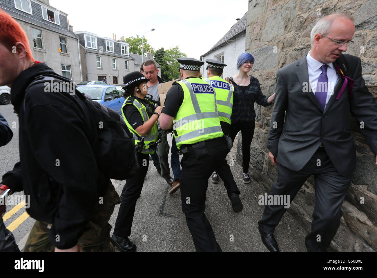 UKIP's Farage returns to Scotland Stock Photo - Alamy