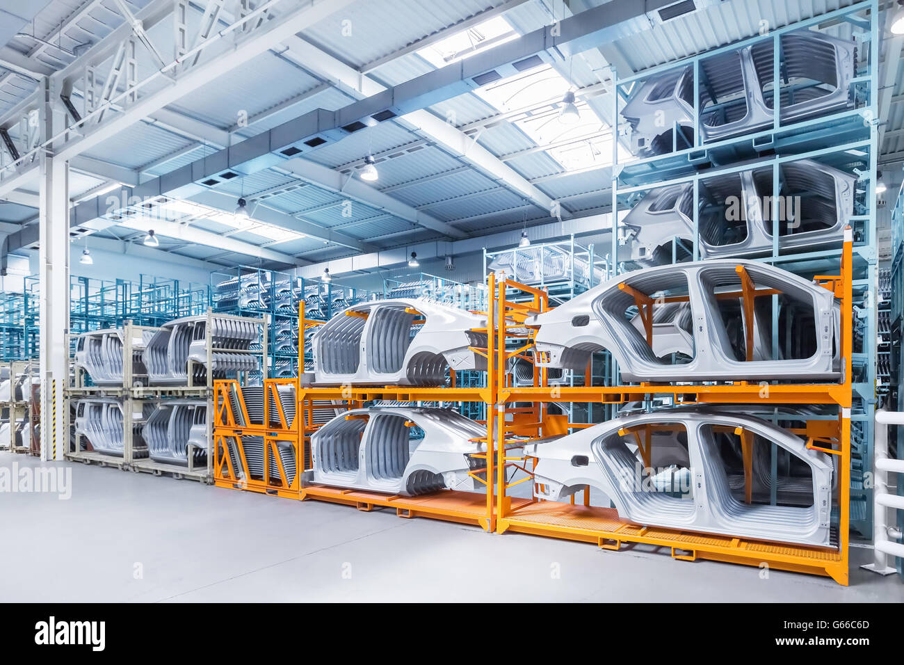 spare parts in a car plant Stock Photo - Alamy
