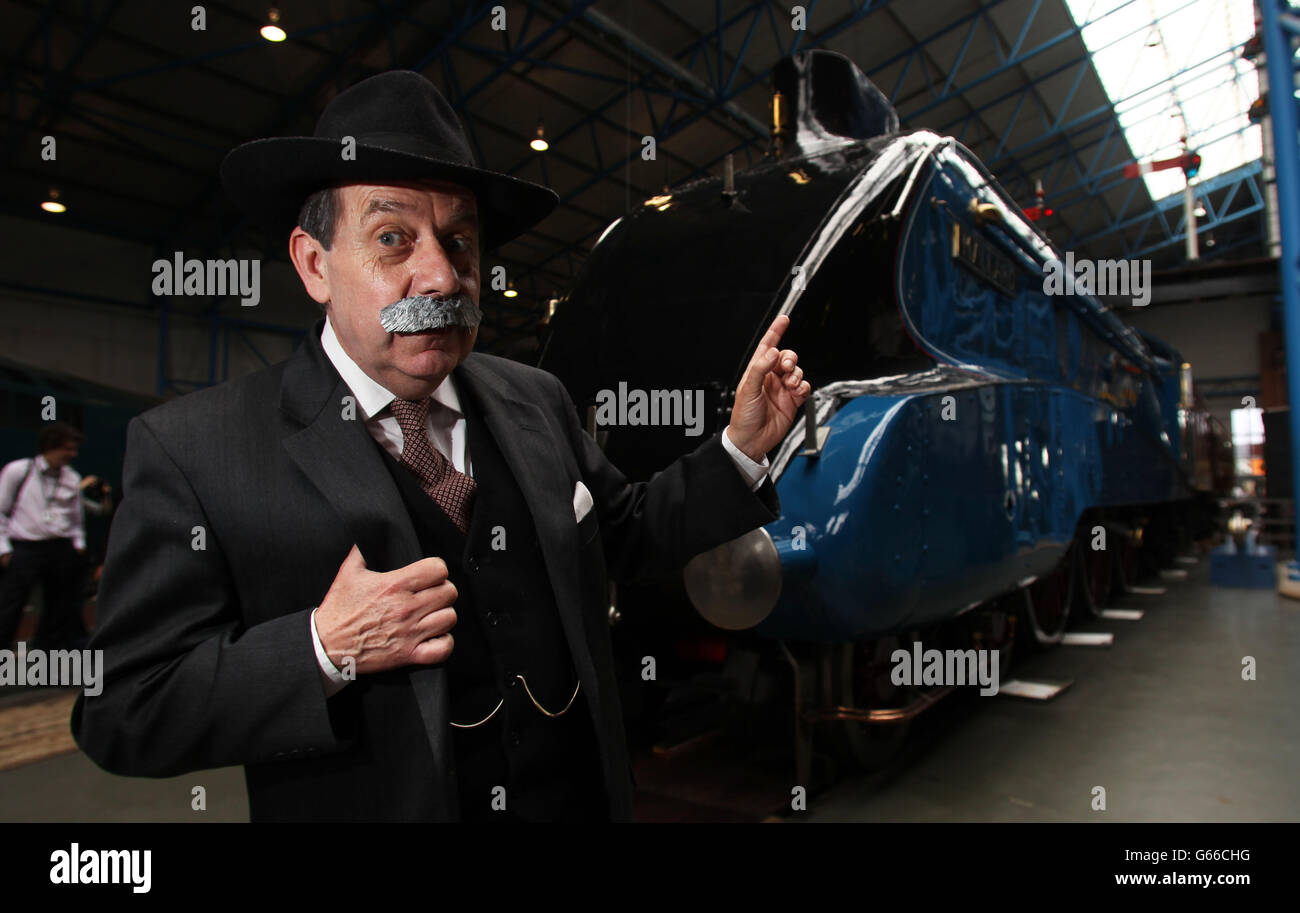 75th anniversary of Mallard record Stock Photo - Alamy