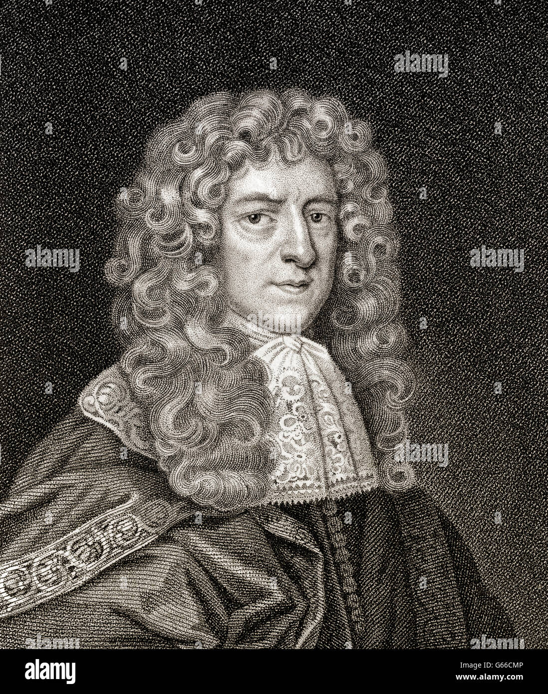 Portrait the lord english politician interregnum founder whig party hi ...