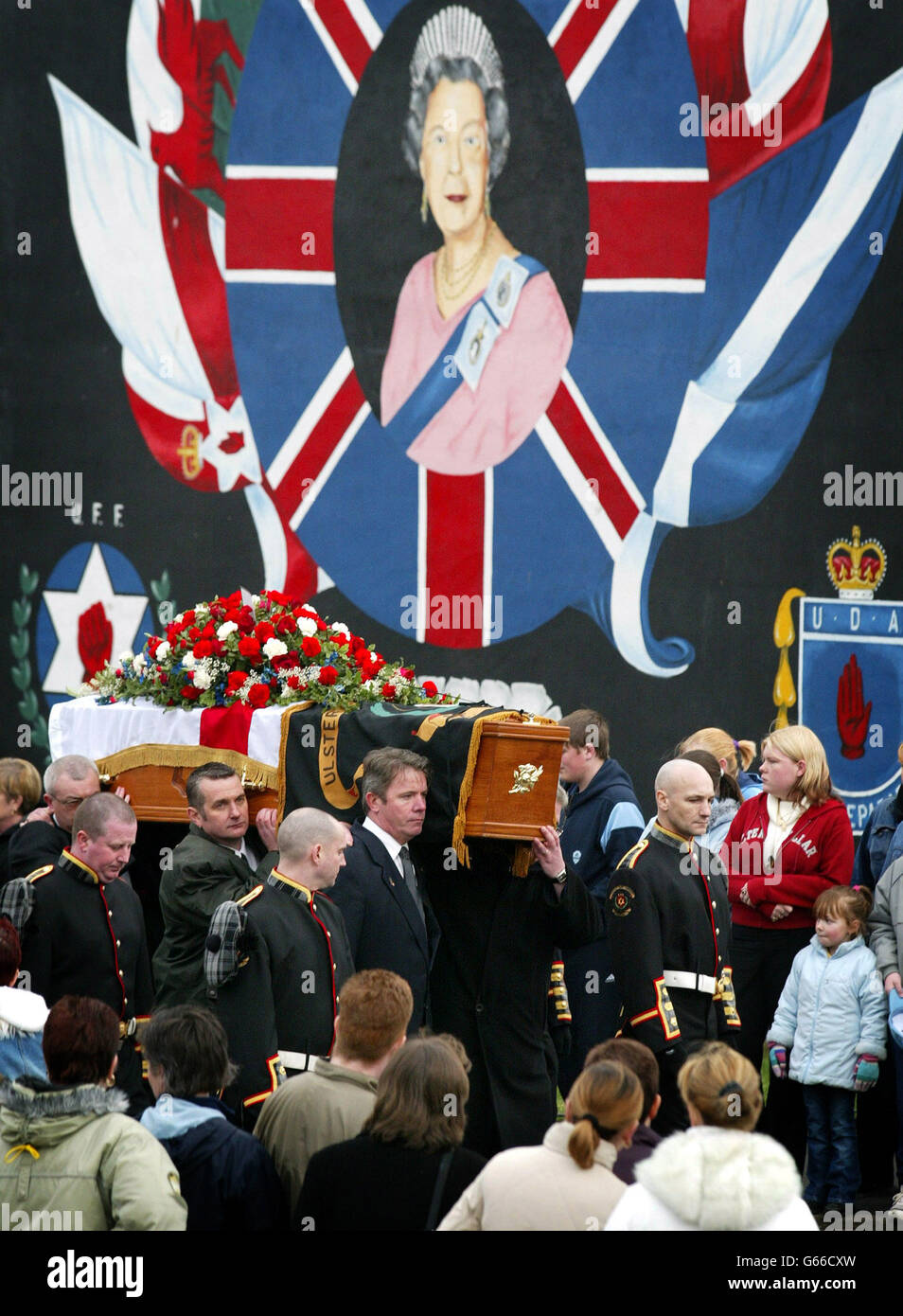 John Gregg - UDA funeral Stock Photo - Alamy