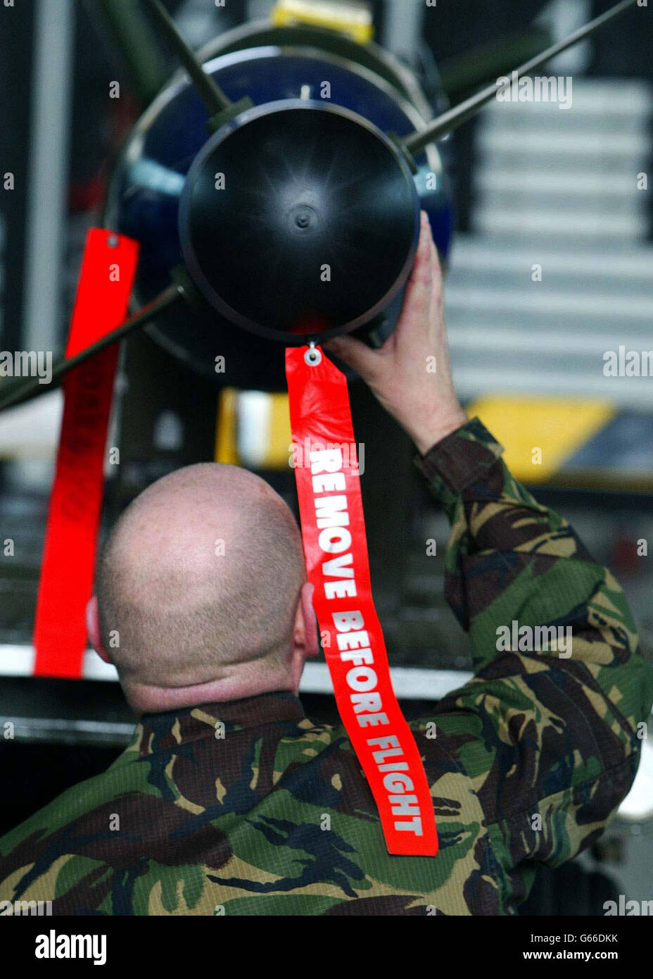 Alex Main from the Tactical Arms Squadron at RAF Marham, Norfolk. It ...