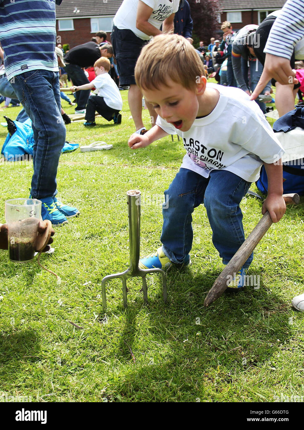 World Worm Charming Championships Stock Photo - Alamy
