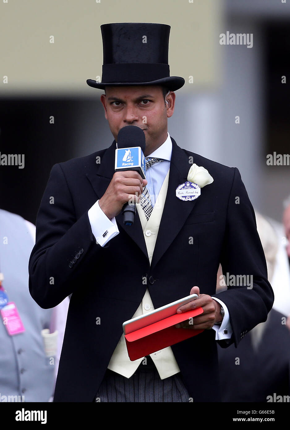 Channel 4 racing presenter rishi persad hi-res stock photography and ...