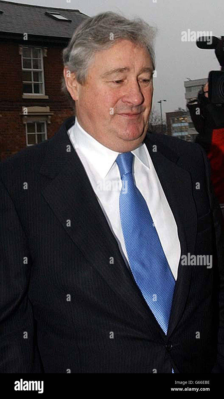 Geoffrey Robinson at court Stock Photo - Alamy