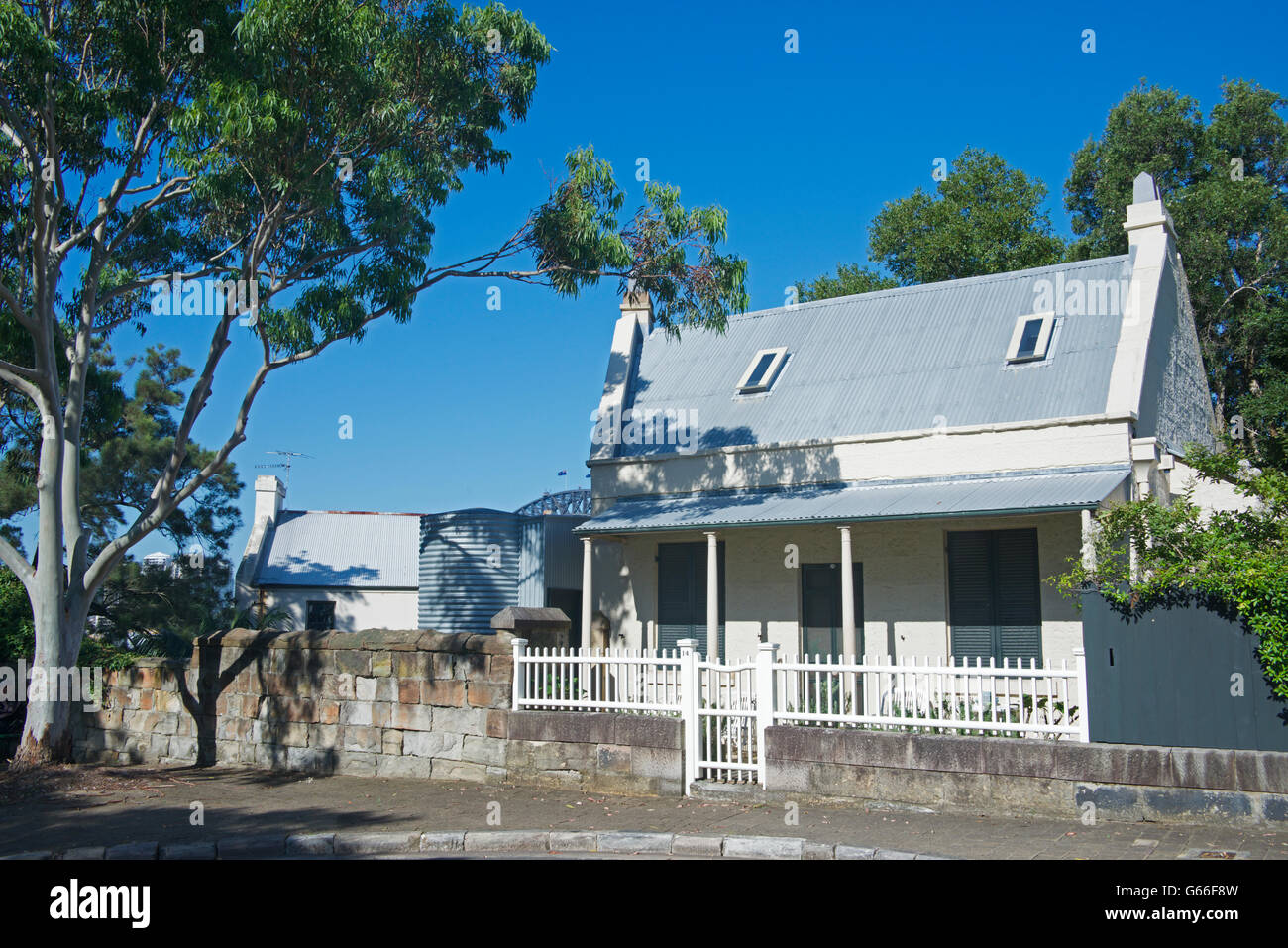 Old historic house Merriman Street The Rocks Sydney NSW Australia Stock ...