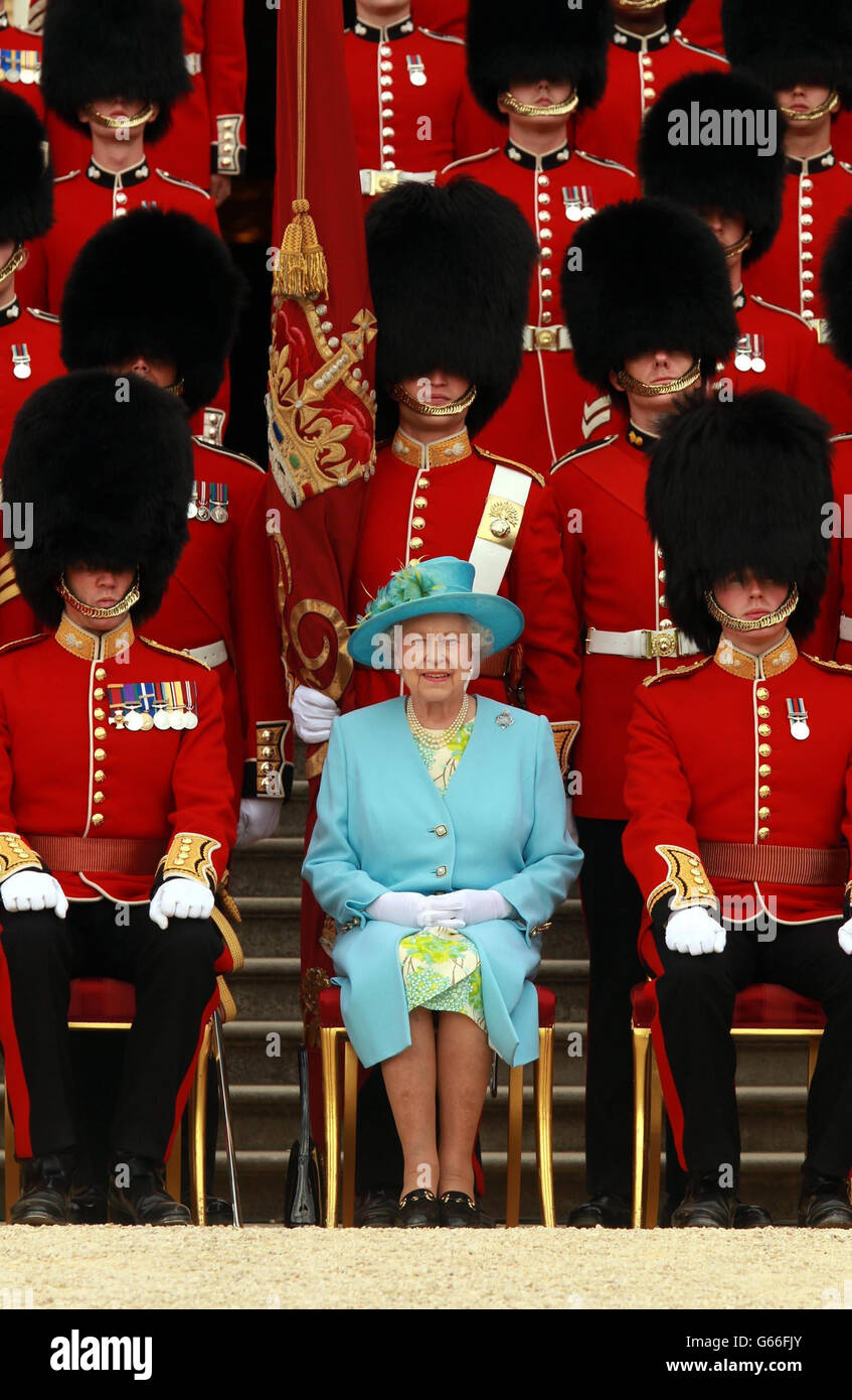 Queen Elizabeth II, Colonel-in-Chief, Grenadier Guards, has her photo ...