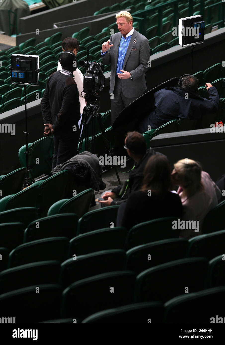 Boris becker court hi-res stock photography and images - Alamy