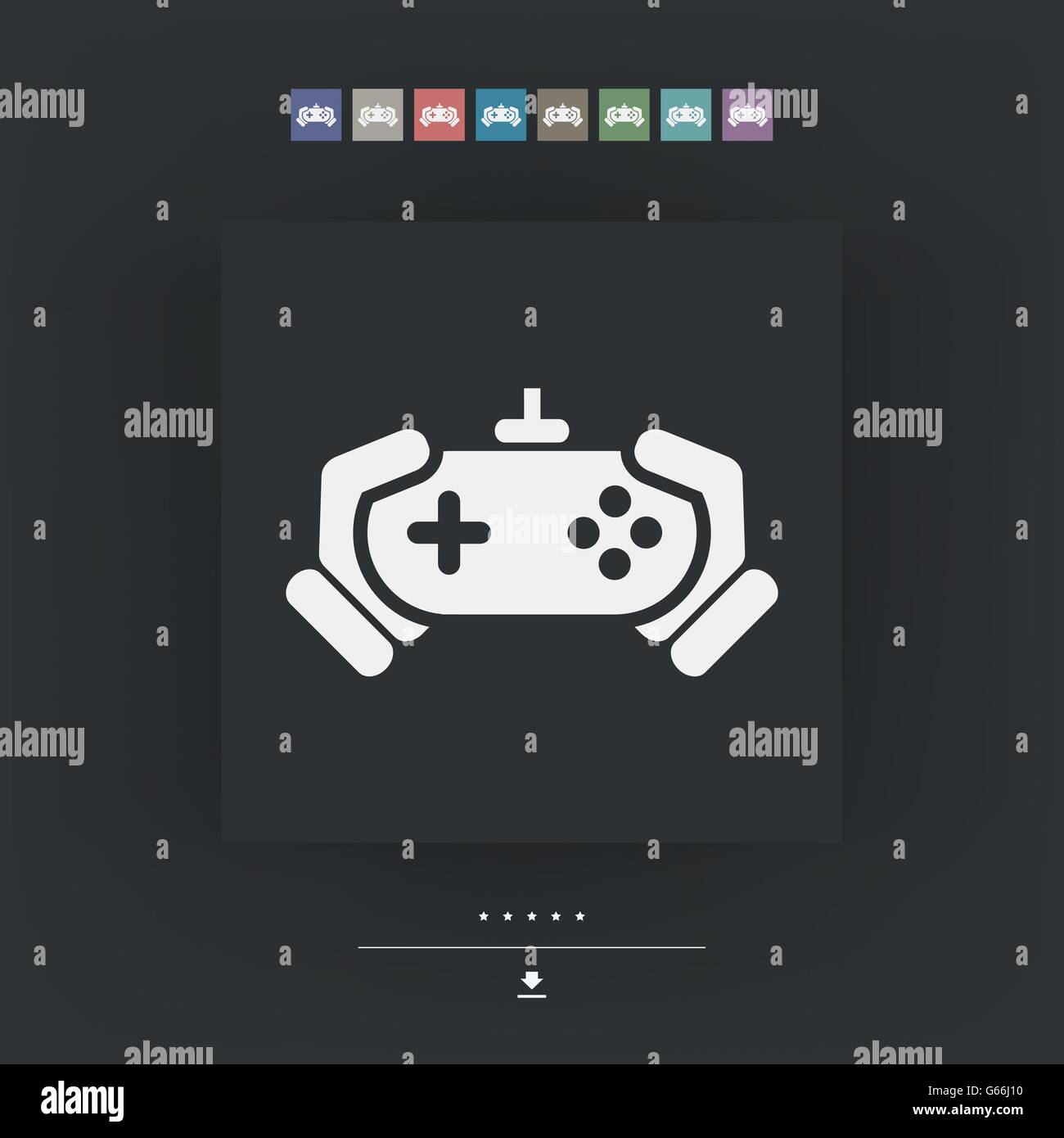 Joypad icon Stock Vector Images - Alamy