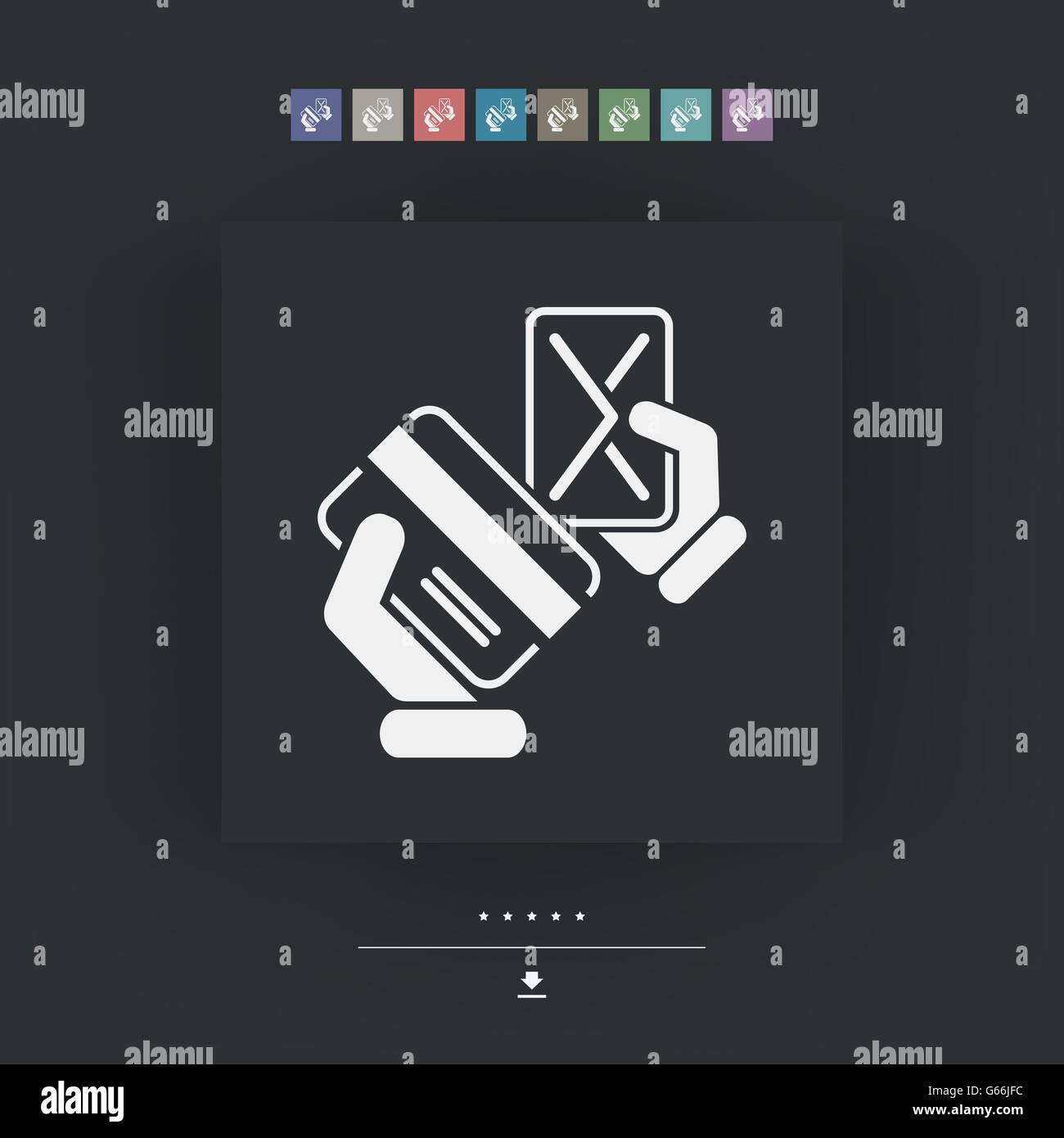 Letter for credit card Stock Vector Images - Alamy