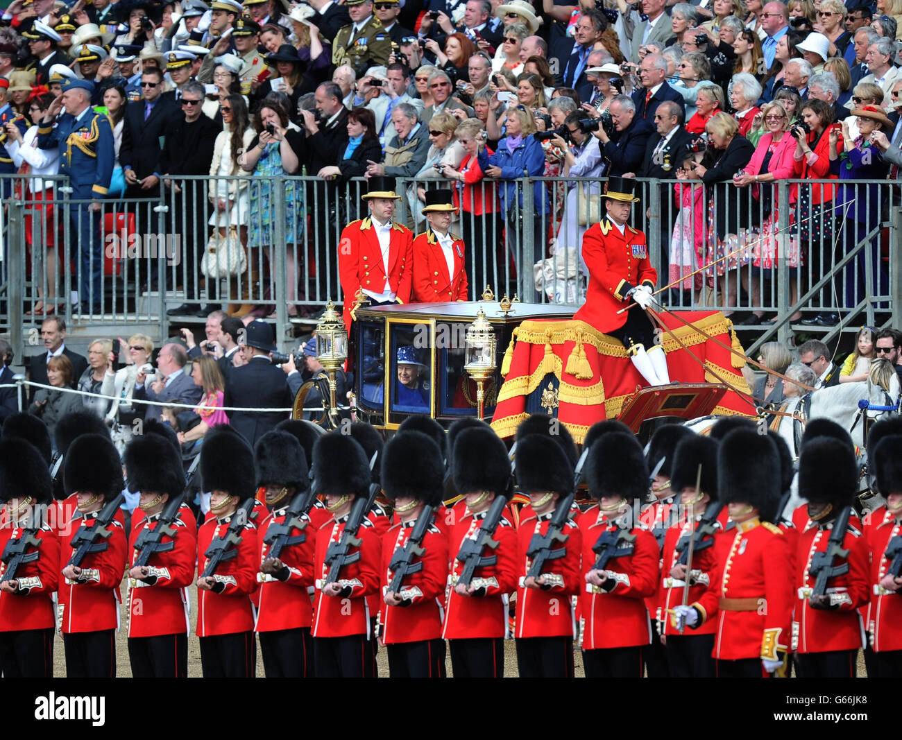 Trooping the Colour parade Stock Photo - Alamy