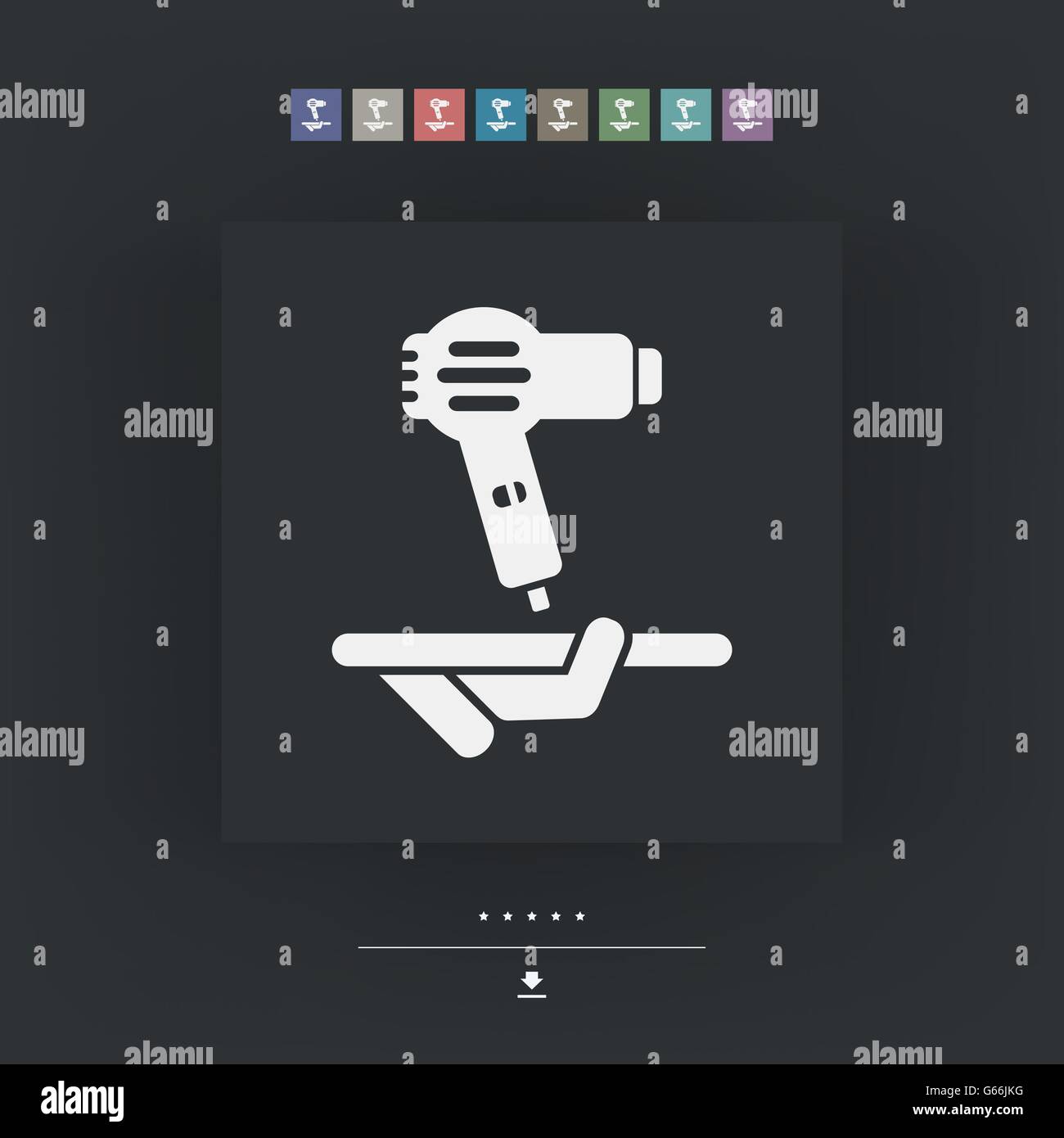 Dryer icon Stock Vector Images - Alamy