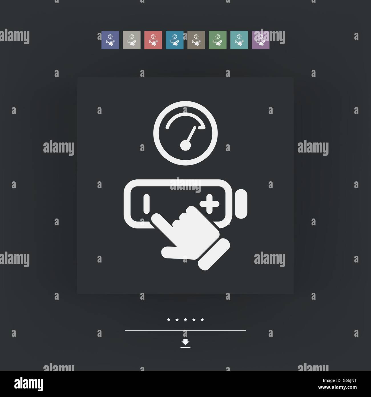 Battery level icon hi-res stock photography and images - Alamy