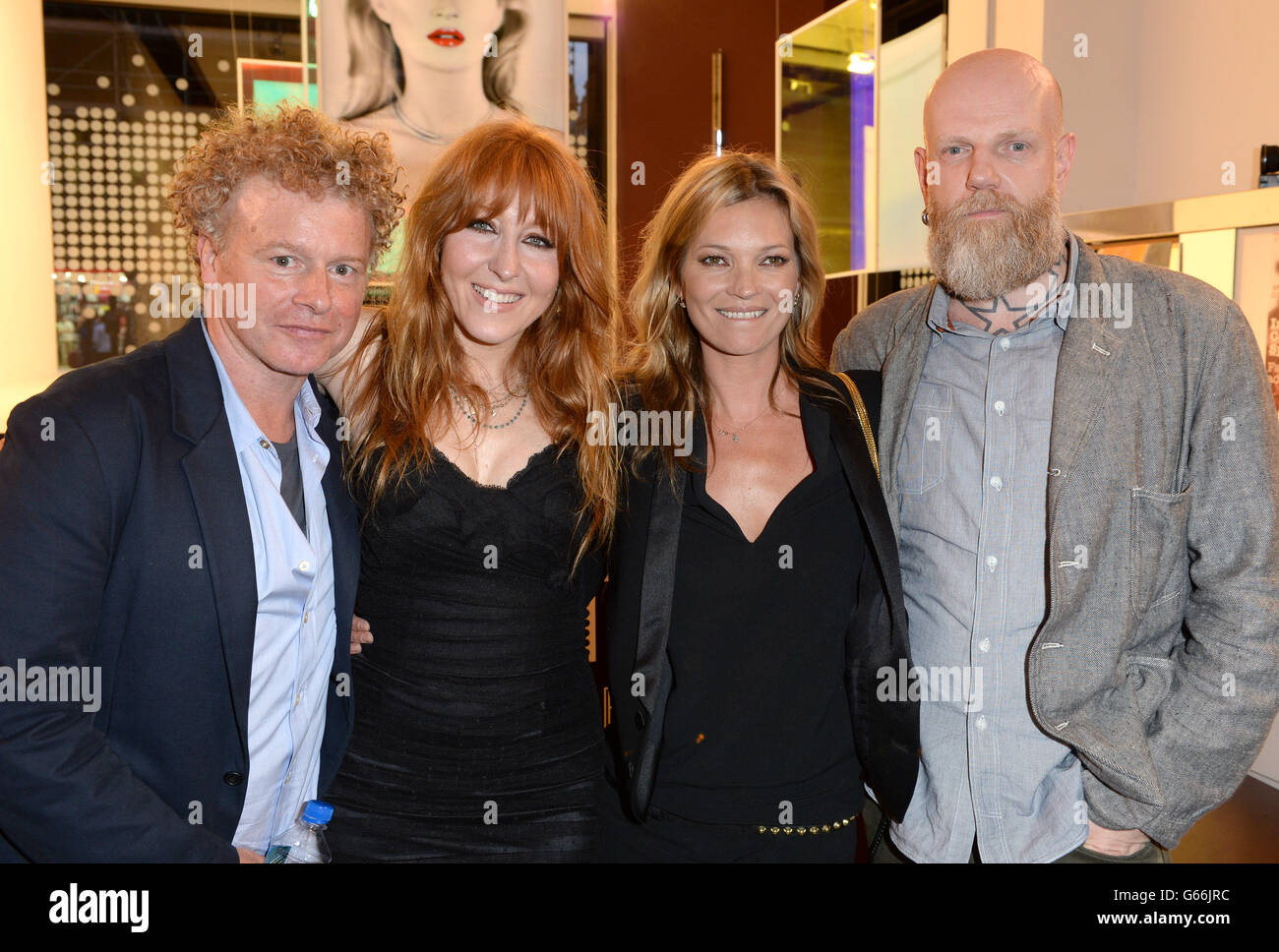 Charlotte Tilbury, Chris Levine, Kate Moss and Malcolm Edwards attend ...