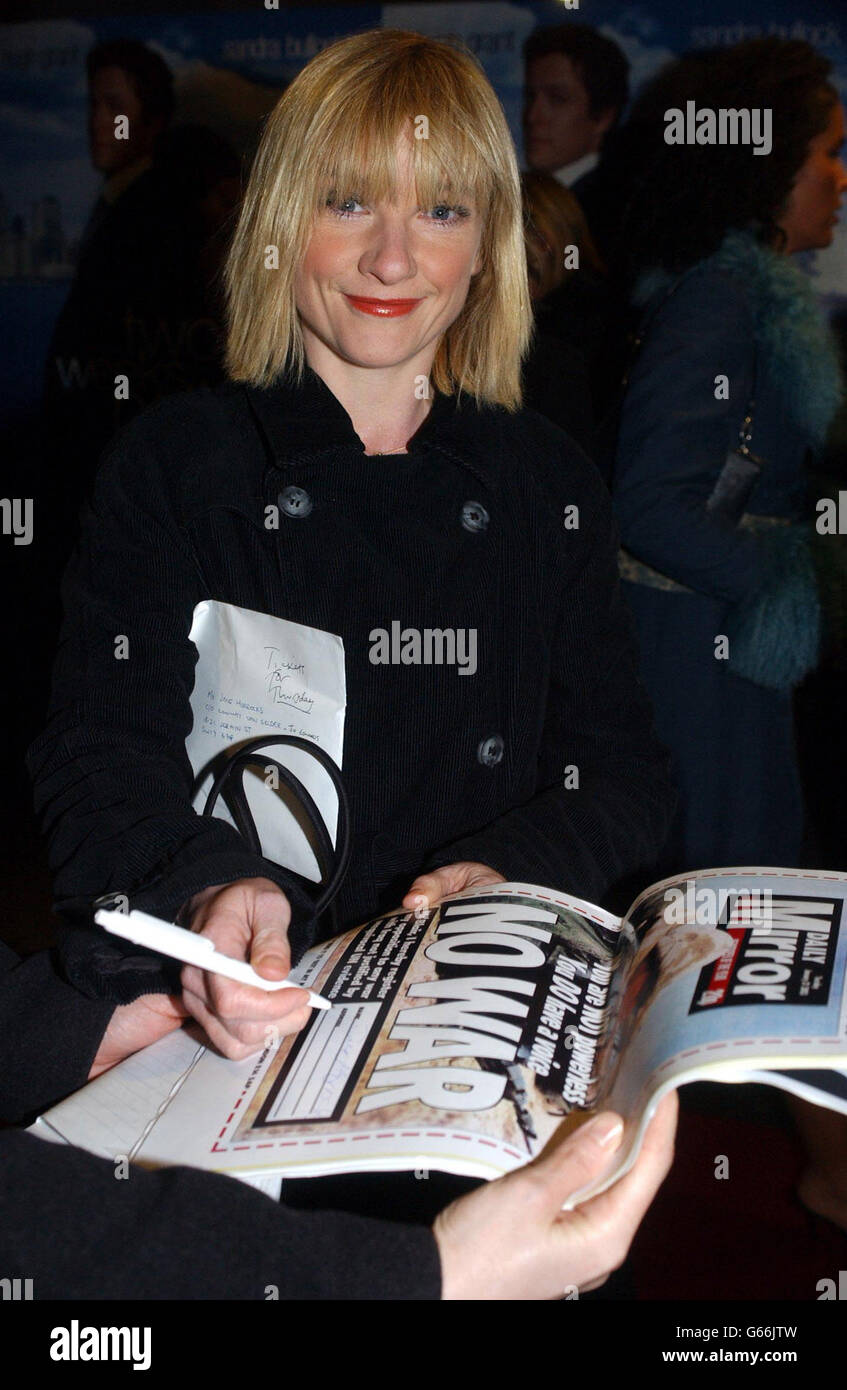 Jane Horrocks Two Weeks Notice Stock Photo - Alamy