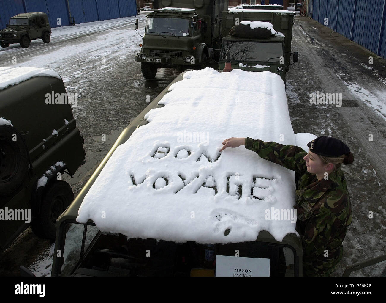 MILITARY LEAVE FOR IRAQ Stock Photo - Alamy