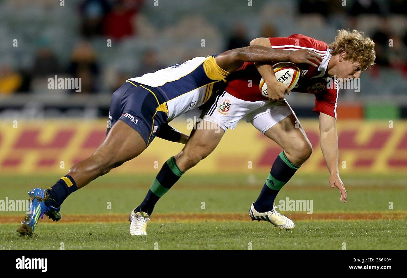 British irish lions billy twelvetrees in action hi-res stock ...
