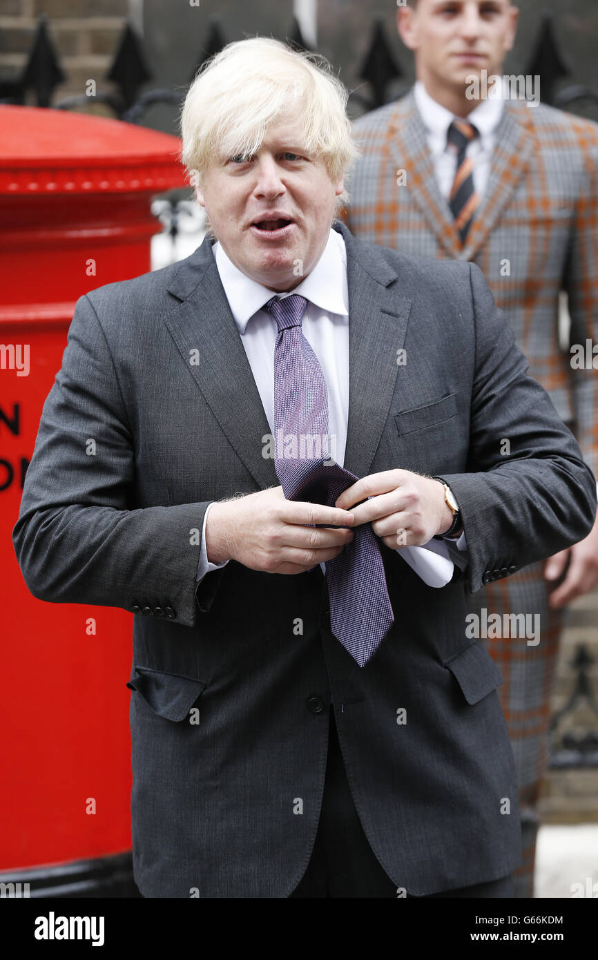 Boris celebrates men's fashion Stock Photo - Alamy