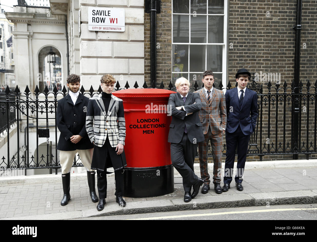Boris celebrates men's fashion Stock Photo - Alamy