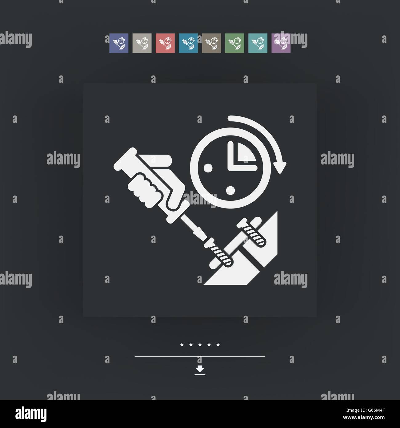 Craftsman clock Stock Vector Images - Alamy