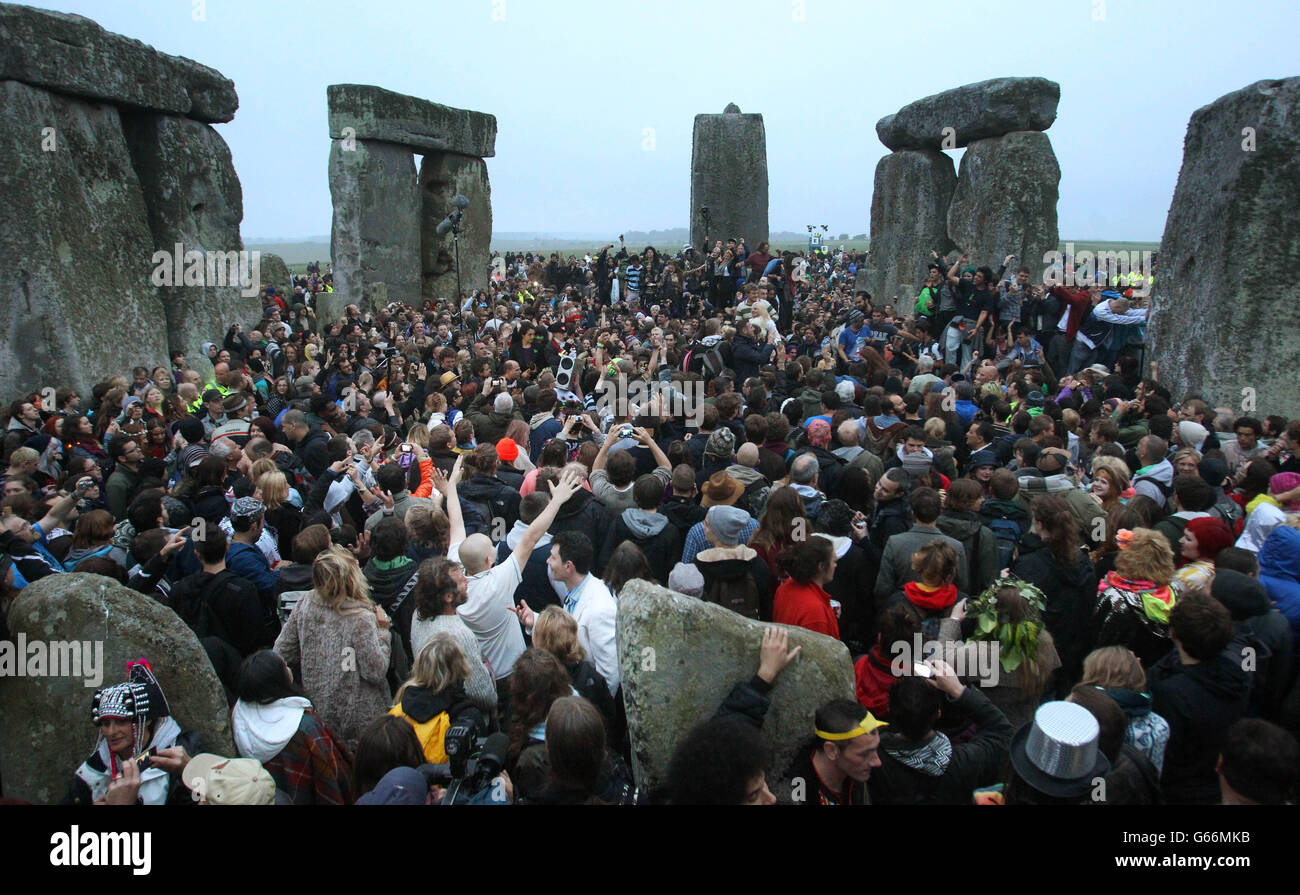 Summer Solstice at Stonehenge Stock Photo - Alamy
