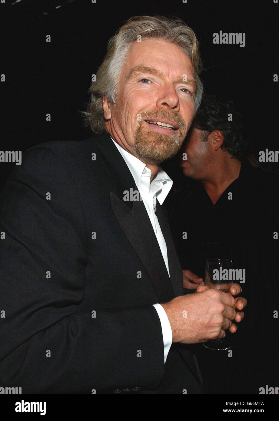 Sir Richard Branson at a party, at The Old Billingsgate Fish Market ...