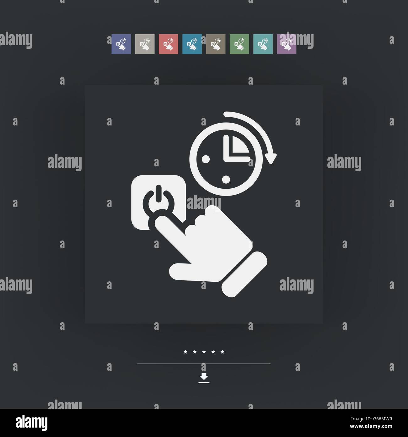 Time switch clock Stock Vector Images - Alamy