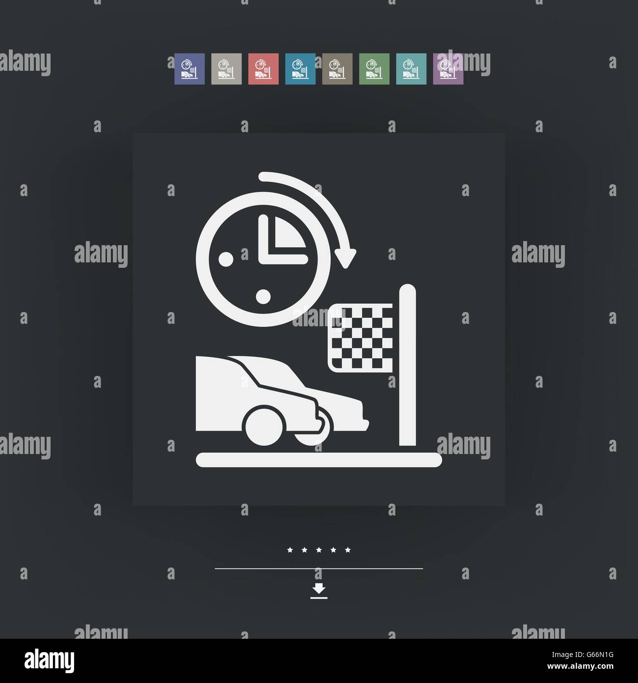 Car race icon Stock Vector Image & Art - Alamy