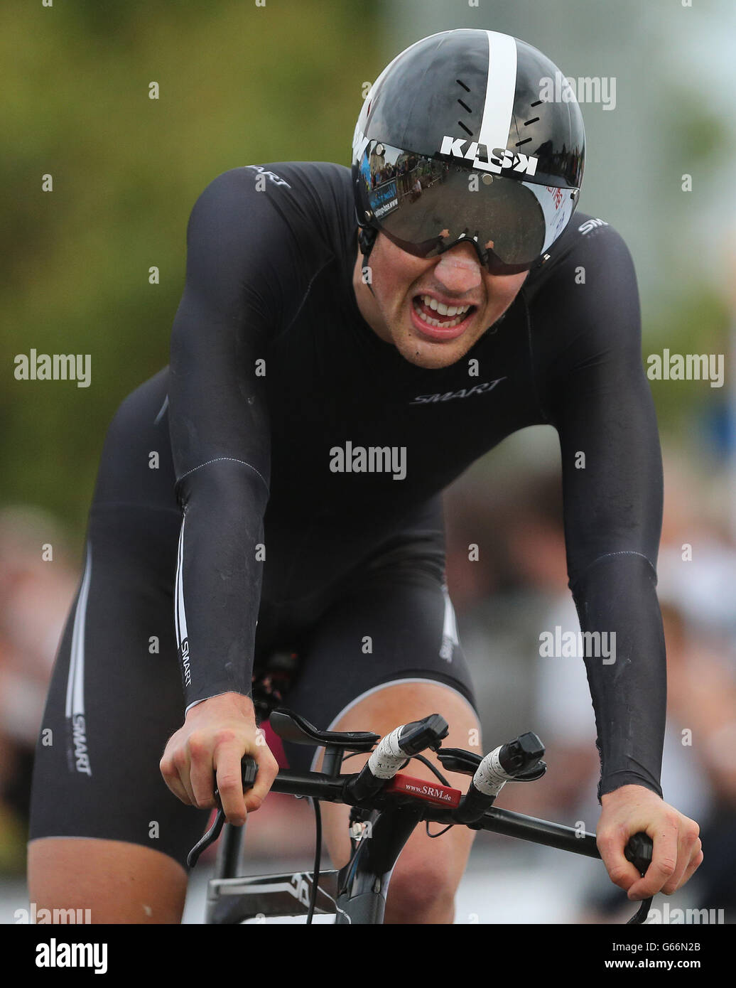 Douglas Dewey during the mens Time Trial during the National Road Race ...