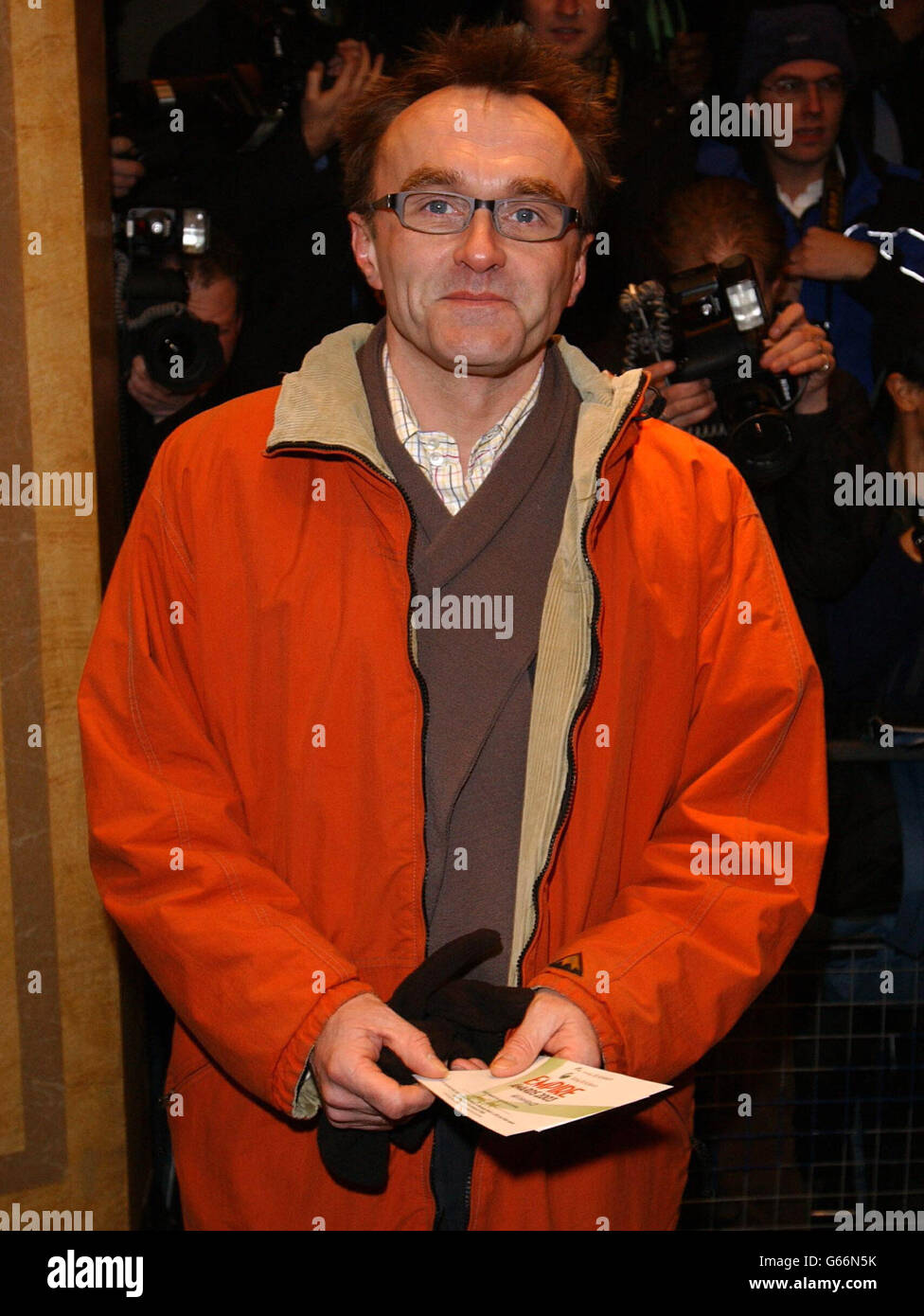 Director Danny Boyle arriving at the Empire Film Awards at The ...
