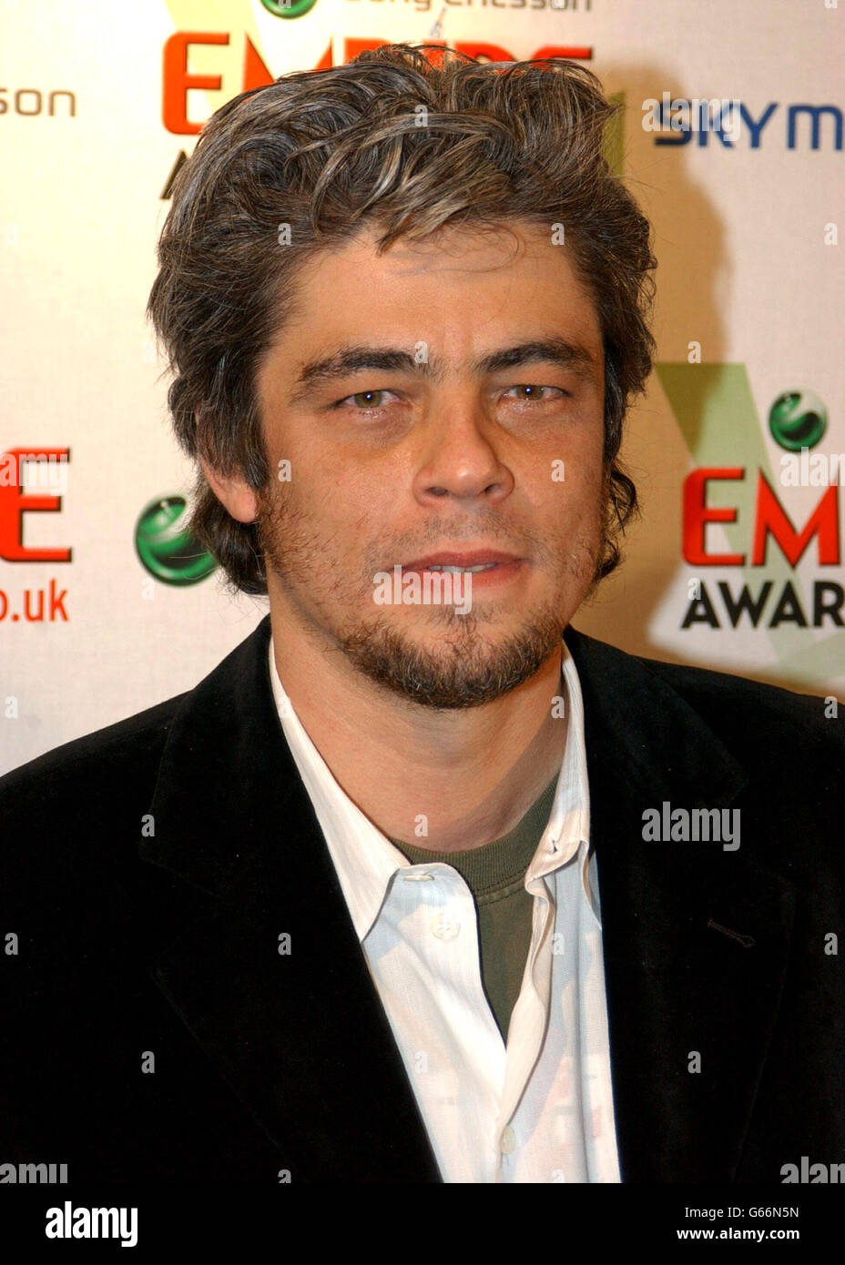Del Toro - Empire Awards. Actor Benicio Del Toro arriving at The ...