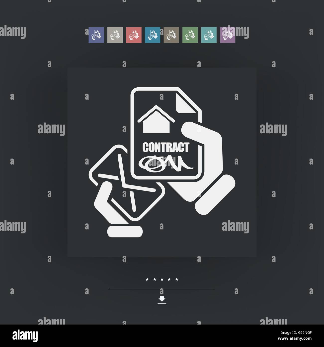 Property certificate for real estate contract hi-res stock photography ...