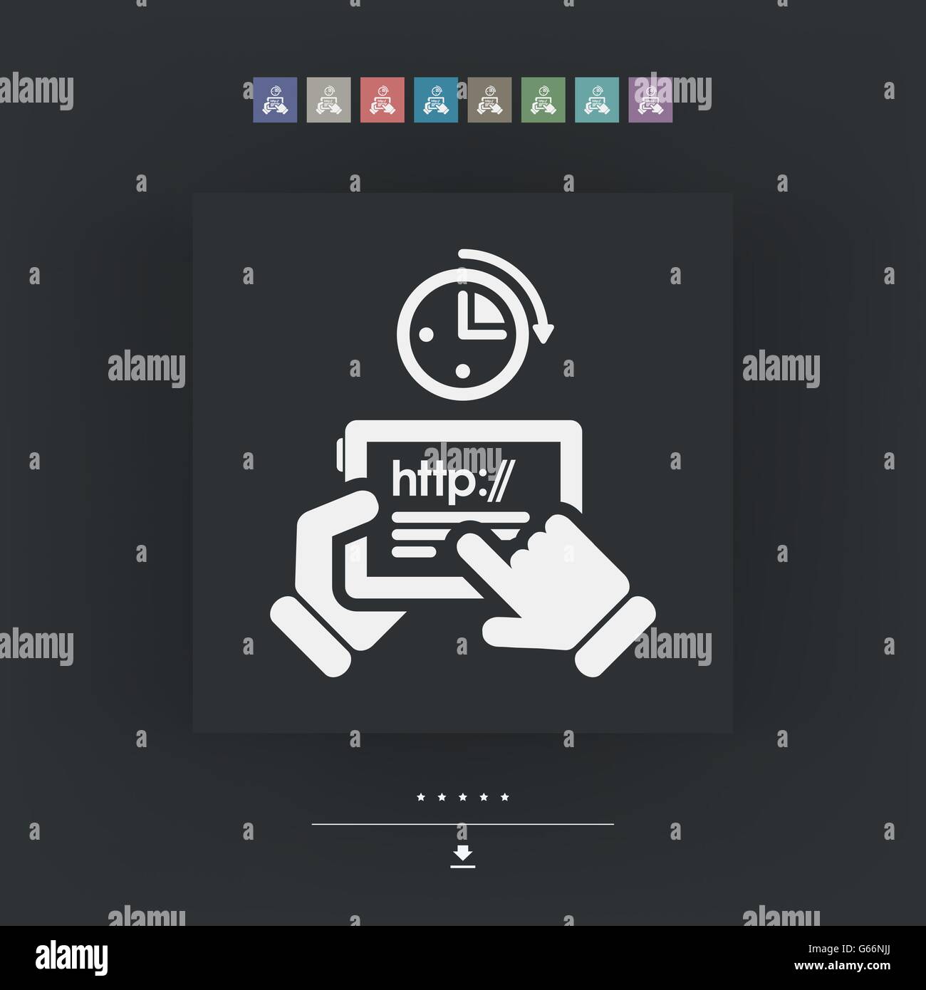 Time connection Stock Vector Images - Alamy